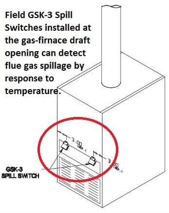 Boiler Safety Switch Weil McLain Spill Switch With Reset - 210F ...